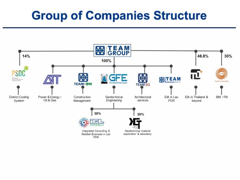 Organization Structure & Group of Companies – TEAM GROUP